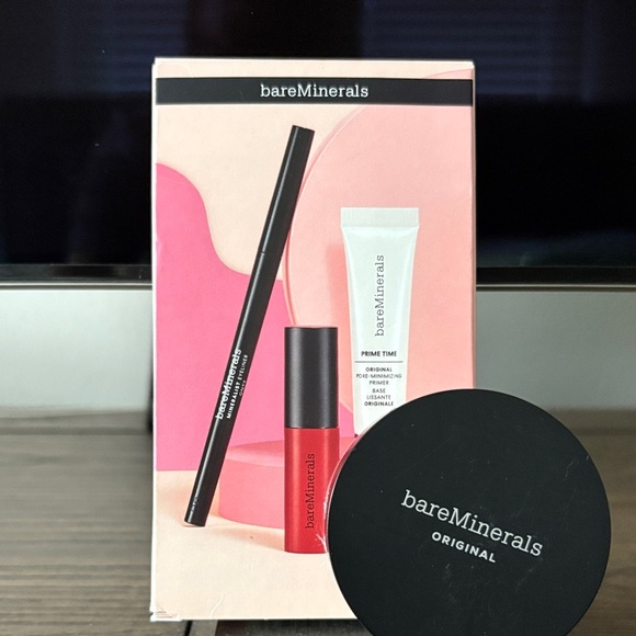 bareMinerals | Makeup | Bareminerals Lipstick And Primer Set With Red ...